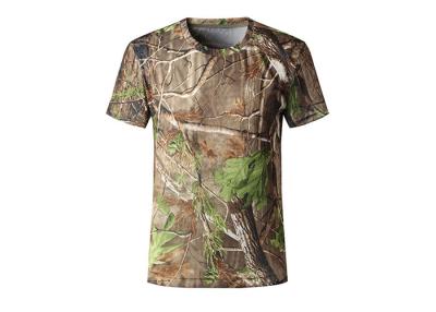 China Custom Camouflage Sublimation Quick Dry Men's T Shirts 100% Polyester for sale