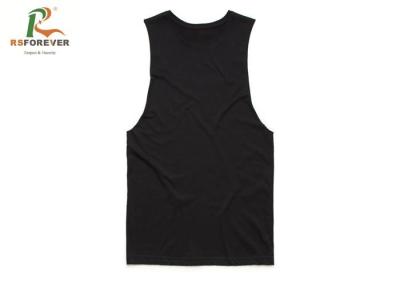 China Custom Plain 100% Cotton Men's Tank Top Slim Fit Singlet Shirts Bulk Order for sale
