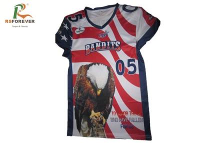 China Custom Polyester Soccer Jerseys for Outdoor Sports with Name and Number Printing for sale