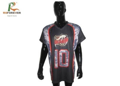 China Custom Sleeveless Digital Camouflage Football Jersey Spandex 180gsm for sale