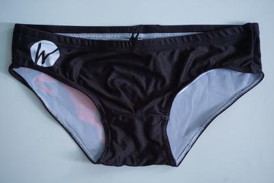 China Custom Design Black Men's Bikini Swimwear Leg Shaping Eco-Friendly 95% Polyester 5% Spandex for sale