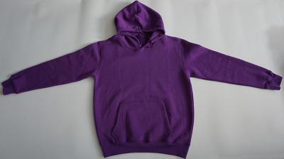 China Purple Cotton Men's Fleece Pullover Hoodie Breathable Complex Design Logo Printing for sale