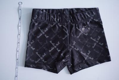 China Toddler Girls Skin Tight Short Leggings Black 95 Cotton 5 Spandex Good Stretch for sale