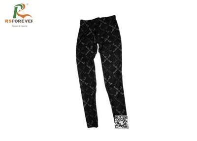 China Custom Digital Printed Spandex Sports Leggings for Women 90 Polyester 10 Elastane for sale