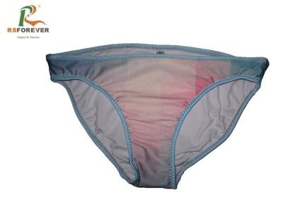 China Pink Lightweight Little Girls Bikini Bottoms Lycra Fabric Sublimation Printing for sale