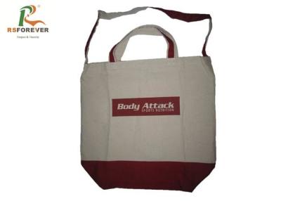 China Heavy Duty 100% Organic Cotton Canvas Shopping Bags for Silk Screen Printing 10 oz for sale