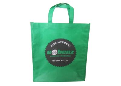 China Custom Non Woven Shopping Bag Tote Style Stitching Eco Friendly Tradeshow Giveaway 38x42cm for sale