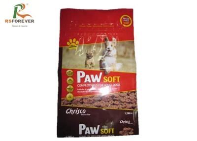 China Custom Printed Recycled Plastic Pet Dog Food Packaging Bags 8 Colors Digital Print for sale