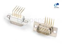 China D-SUB Connector 9in male needle 9.4mm, all gold and white glue, riveted light hole for sale