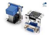 China D-SUB 15pin female + HDMI 19pin female connector,blue and black Insulator, tightened with 5.8 screws. for sale