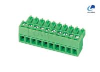 China Rated voltage 300V Terminal Blocks offering temperature range minus 40 to plus 105 degrees Celsius and rated current 8A for electrical panel wiring for sale