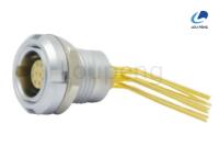 China Plug Type Push Pull Coupling Connector Featuring Male Pin Contact Ensuring Signal Transmission in Communication Equipment for sale