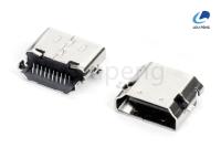 China 55°C To 85°C HDMI Connector Offering Welding Temperature Max 260°C and Contact Finish 1u Au Designed for Data Transmission for sale