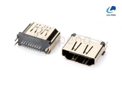 China 24K Gold Plated HDMI Connector Featuring Mating Force 44.1N Max and Welding Temperature Max 260°C Suitable for Industrial for sale
