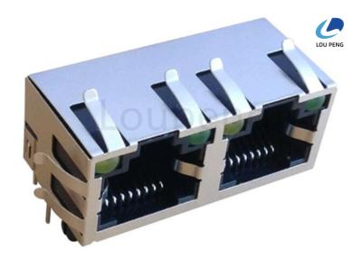 China Contact Phosphor Bronze T 0.35MM Network Interface Connector Offering Voltage Rating 125 VAC RMS Designed For Data Transmission for sale