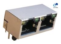 China Black RJ45 LAN Connector Current Rating 1.5 AMP Through Hole Surface Mount SMT Mounting Options for Ethernet Connections for sale