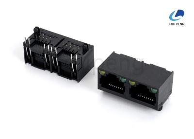 China MATING UNMATING FORCE 30N 3.06KGF MAX RJ45 LAN Connector IR Temperature 260 ± 5°C 5 to 10 Seconds Shield Iron Alloy T0.2MM for sale
