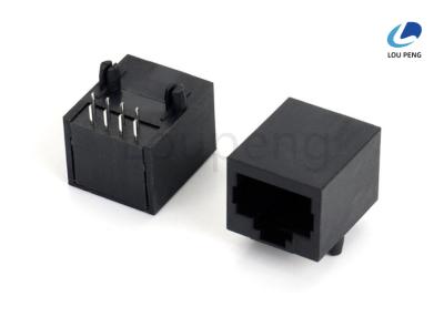 China Dielectric Strength 1000 V AC or 1500 V DC RMS at 0.5mA 50 Hz 60 Hz for 1 Minute Ethernet Network Connector Offering 1.5 AMP Current Rating for sale