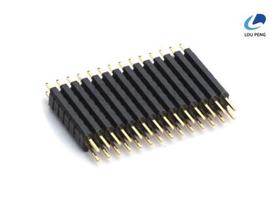 China Gold Plating Dual Row Pin Header 2 To 40 Pins Versatile Connector Suitable for Multiple Electronic Applications for sale