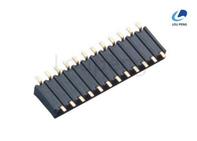 China SMT Female Header Pin Connector Offering Au or SN Over 40n Nickel Contact Plating Designed for Compact and Circuit Boards for sale