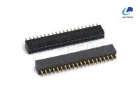 China Insulator LCP NYLON PA6T UL94V-0 Female Header Connector Featuring Brass Contact Material Temperature Range 40 ℃ to 105 ℃ for sale