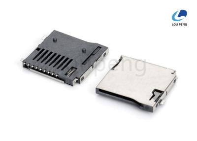 China Card insertion force 30-50N Micro Secure Digital Holder Connector Featuring SWP Spring Ensuring Secure Data Connection and Easy Maintenance for sale