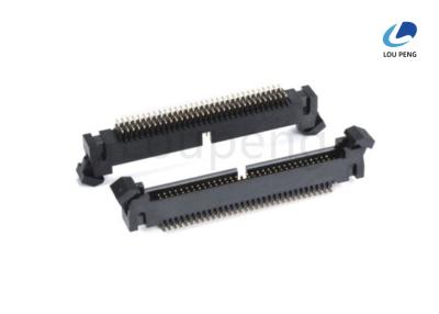 China RoHS Compliant IDC Box Header Connector Black Standard Used Widely in Communication Devices and Electronic Control Units for sale
