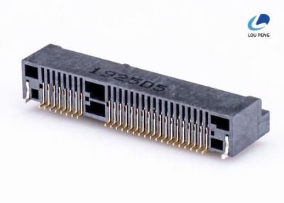 China Gold Plated Contact Mini PCI Express Slot Featuring Dielectric Withstanding Voltage 300V AC RMS Ideal for Communication and Networking Devices for sale