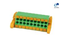 China Temperature Range Minus 40 to Plus 105 Degrees Celsius Terminal Blocks Ensuring Electrical Contact and Low Contact Resistance for sale