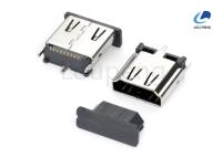 China Black HDMI Video Audio Connector Including Insertion Cycle Maximum 10000 Built to Withstand Frequent Connection Cycles for sale