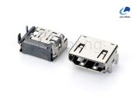 China 55°C To 85°C HDMI Connector Offering Insulation Resistance 100 Mega Ohms Min And Aluminum Foil Braided Shield Ensuring Signal Transfer for sale