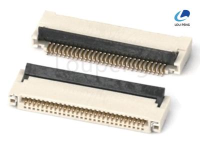 China ZIF Connector Type FPC FFC Connector Offering AC 500V Dielectric Withstanding and Copper Alloy Contact Material for Signal Connectivity for sale