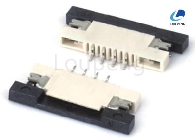 China 1.0mm Pitch FPC FFC Connector ZIF Type Tin Plated Flexible Flat Cable Connectors Providing Secure Electrical Connections for sale