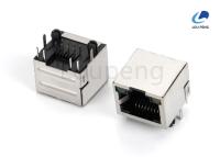 China Plated Nickel 30-50U Network Interface Connector Built with LCP PBT PA46 Black Housing Providing Stable Data Transmission for sale