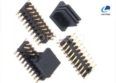 China 3.0AMP Through Hole Pin Header With Operation Temperature Range Minus 65 Celsius To Plus 125 Celsius Connector For Circuit Board for sale