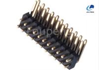 China Nickel Plating Dual Row Pin Header 1.0AMP Current Rating Versatile Connector Compatible with Multiple Electronic Systems for sale