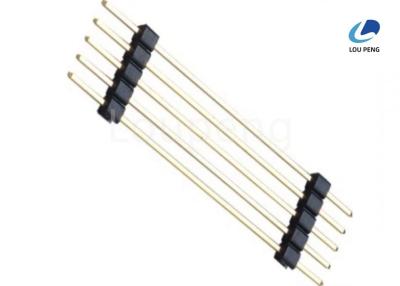China Insulation Resistance 5000 Megaohms Min Single Row Pin Connector Featuring Brass Pin Material and Precision Engineering for Connections for sale