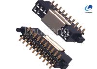 China Insulator LCP NYLON PA6T UL94V0 Female Header Connector Copper Alloys Contact 2 To 40 Pin Precision Electrical Connector for sale