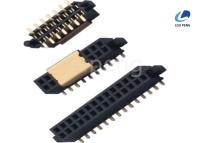 China Gold Plating Female Header Connector 30mΩ Max Contact Resistance Pitch 0.8mm 1.0mm 1.27mm 2.0mm 2.54mm Designed for High Reliability Connections for sale