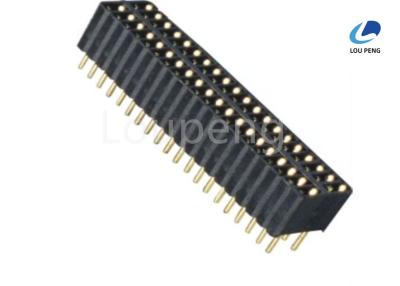 China PA6T 30 Percent Glass Fiber Female PCB Header Connector Suitable for Circuit Board Connections and Electronic Assemblies for sale