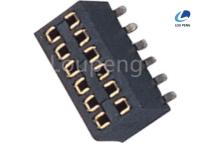China Polyester UL94V-0 Female Socket Header Connector Vertical Single Row SMT Electrical Connector for Electronic Boards for sale
