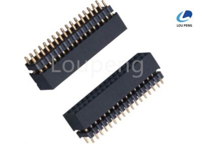 China Gold Plating Female Header Connector Polyester UL94V-0 Insulator Material Durable Electrical Connector for Circuit Boards for sale