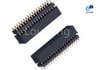 China Gold Plating Female Header Connector Polyester UL94V-0 Insulator Material Durable Electrical Connector for Circuit Boards for sale