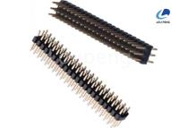 China Brass Pin Header Connector Featuring 2 to 40 Pins and Insulation Resistance 5000 Megaohms Minimum Suitable for PCB Mounting for sale