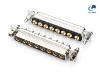 China Panel Mount D SUB Analog Video Connector Utilizing Plastic High Temperature Thermoplastic Insulator Material Designed for Video Signal Performance for sale