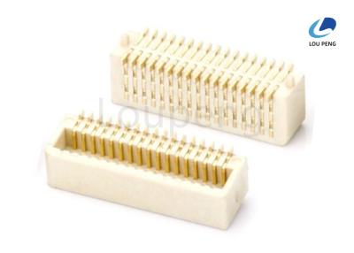 China Insertion Force 15N Per Pin Max 40N Max Total Board Mount Connector System With Contact Plating Gold Plated and Tin Plated for sale