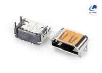 China Contact Current Rating 0.5A AC rms DC HDMI Connector Panel Mount Copper Alloy C2680 BRASS Shell Material Durable Connection for sale