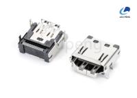 China 19 PIN HDMI Connector Offering 500V AC Rms Withstanding Voltage and 1u Au Contact Finish Ensuring Long Lasting Performance for sale