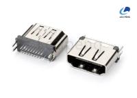 China Panel Mount HDMI Digital Audio Video Connector Black Provides Secure Connection Enhancing Audio Video System Reliability for sale