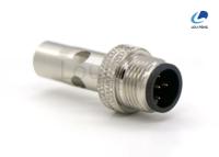 China Gold Plated Circular Waterproof Connector 8 Pin Male Solder Cup Providing Electrical Connections in Moisture Prone Areas for sale